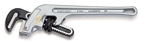 RIDGID 90107 E-910 Aluminum End Wrench, 10-inch Plumbing Wrench,Silver,Small