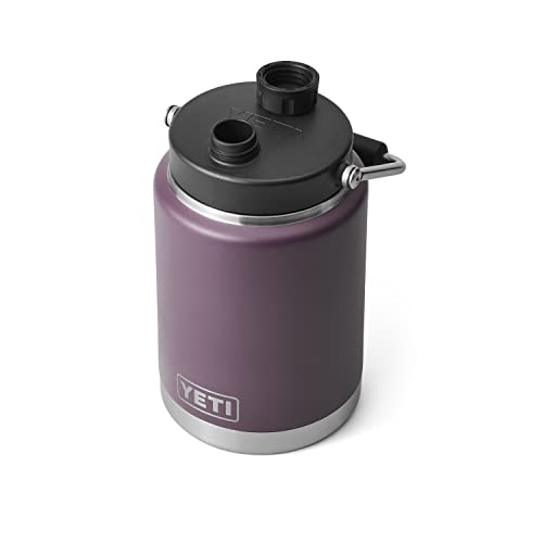 YETI Rambler Half Gallon Jug, Vacuum Insulated, Stainless Steel with MagCap, Nordic Purple
