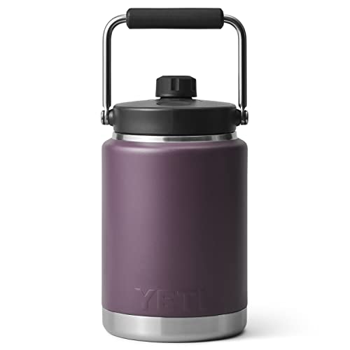 YETI Rambler Half Gallon Jug, Vacuum Insulated, Stainless Steel with MagCap, Nordic Purple