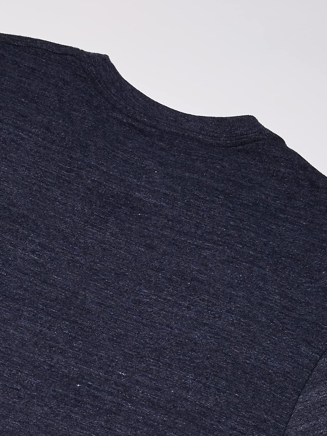 Champion, Powerblend, Soft, Graphic, Comfortable T-Shirt for Men, Navy Heather Small Script, X-Large