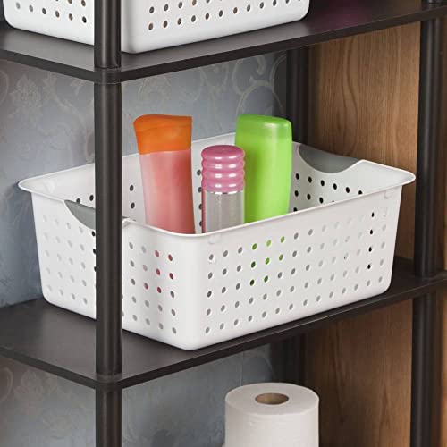 Sterilite No.16268006 Large White Ultra Basket,White with Titanium Inserts