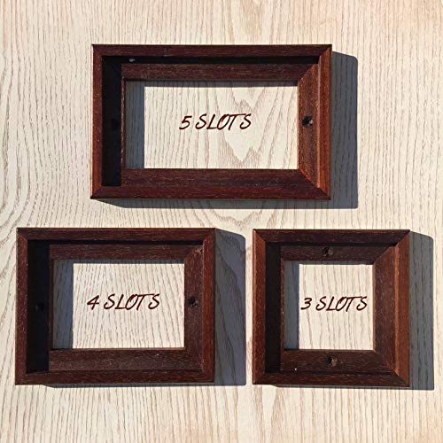 5 Tile Brown Hardwood Frame (5 Tile Hardwood Frame)