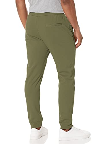 A|X ARMANI EXCHANGE Men's Icon Project Embroidered Logo Jogger Sweatpant, Olive Night, L
