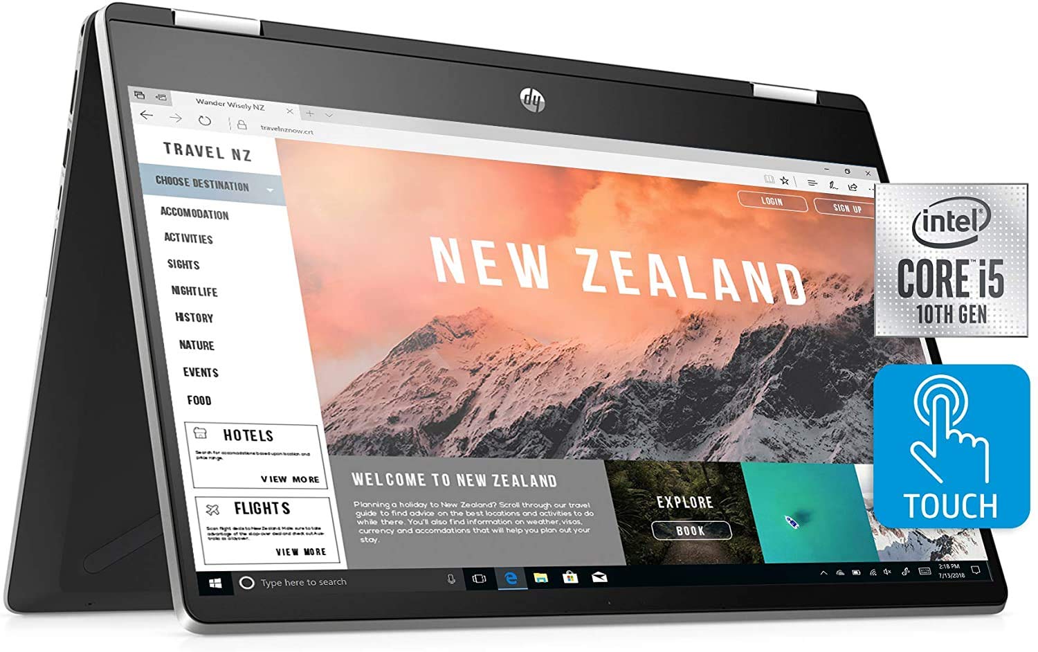 HP Pavilion x360 - 14t 14-dh2011nr X Home & Business Laptop 2-in-1 (Intel i5-1035G1 4-Core, 32GB RAM, 1TB m.2 SATA SSD, Intel UHD Graphics, 14.0" Touch Full HD (1920x1080), Win 10 Pro) (Renewed)