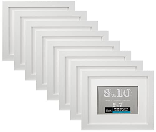 MICHAELS Bulk 8 Pack: White Frame with Mat, Belmont by Studio Décor®