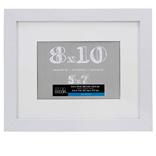MICHAELS Bulk 8 Pack: White Frame with Mat, Belmont by Studio Décor®
