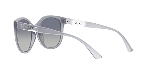 A|X ARMANI EXCHANGE Women's AX4120S Cat Eye Sunglasses, Gradient Blue, 54 mm