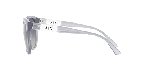 A|X ARMANI EXCHANGE Women's AX4120S Cat Eye Sunglasses, Gradient Blue, 54 mm