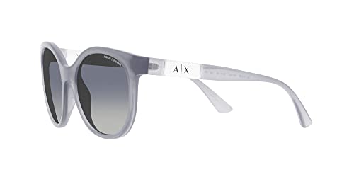 A|X ARMANI EXCHANGE Women's AX4120S Cat Eye Sunglasses, Gradient Blue, 54 mm