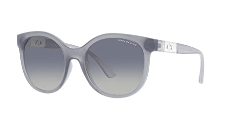 A|X ARMANI EXCHANGE Women's AX4120S Cat Eye Sunglasses, Gradient Blue, 54 mm