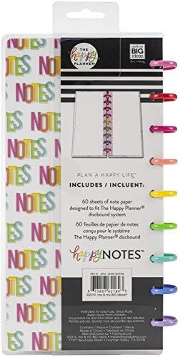 ME & MY BIG IDEAS HALF SHEET NOTEBOOK NOTES