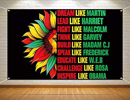 Juneteenth Photo Booth Backdrop Black History Month African American National Holiday Party Decoration Afro February Festival Photography Background Decor