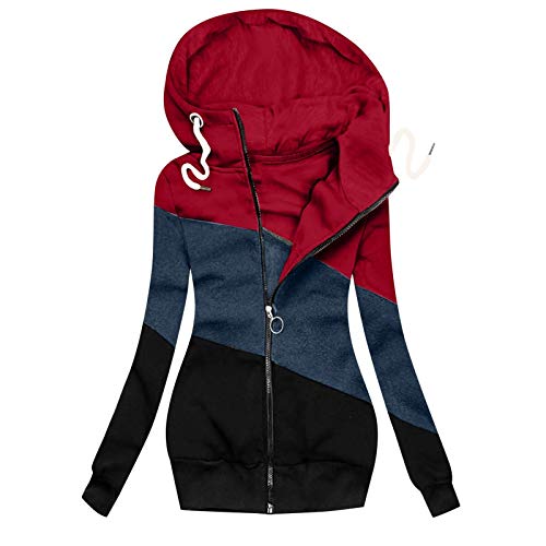 JMMSlmax Fall Jackets for Women 2023 Trendy Women Casual Pockets Long Sleeve Zip up Hoodies Tunic Sweatshirt Oversized Jacket
