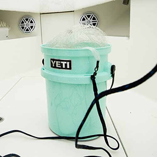 YETI Loadout 5-Gallon Bucket, Impact Resistant Fishing/Utility Bucket, Seafoam