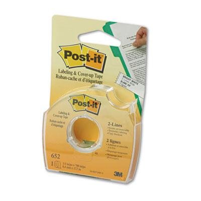 Removable Cover-Up Tape, Non-Refillable, 1/3" x 700" roll [Set of 2]