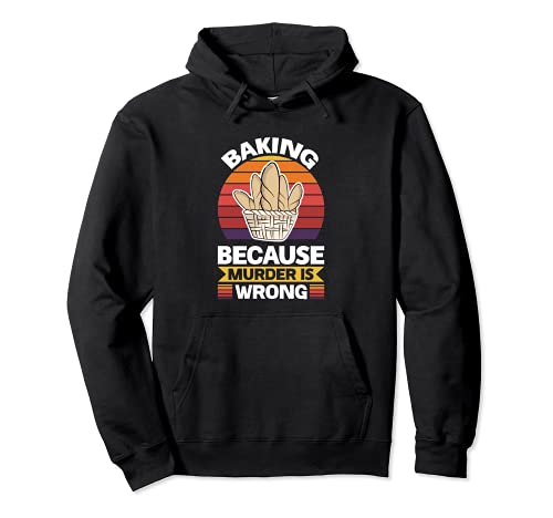 Baking Cooking Kitchen Oven Bread Pastry Rolls Baguette Pullover Hoodie