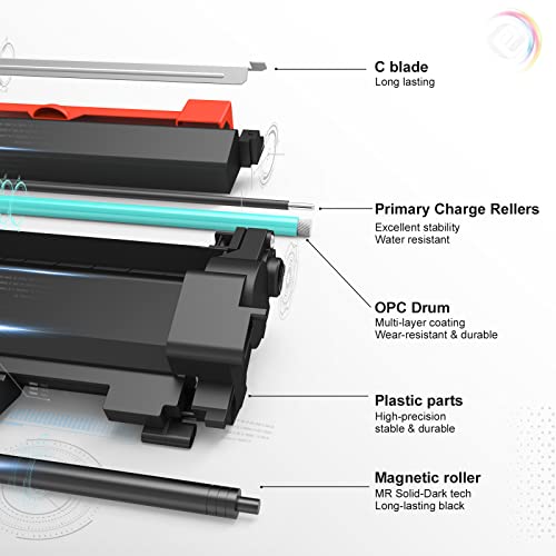 TESEN Compatible Toner Cartridge Replacement for Brother TN336 TN315 TN310 TN331 Set for Brother HL-L8350CDW HL-4150CDN HL-L8350CDWT MFC-L8850CDW MFC-9970CDW Printer (Black 1 Pack)