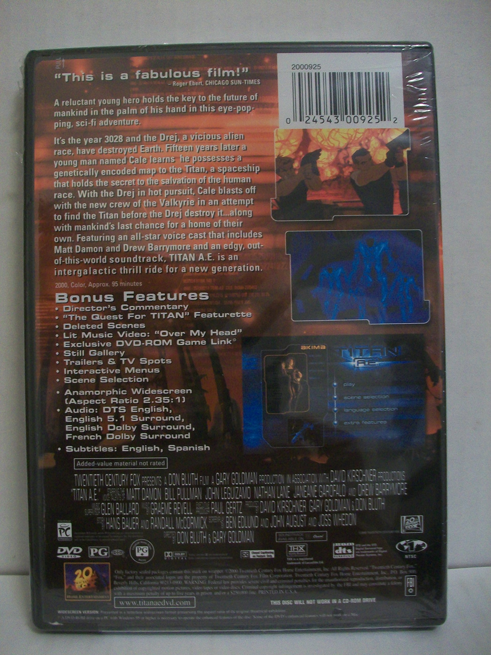 Titan A.E. (Special Edition) [DVD]