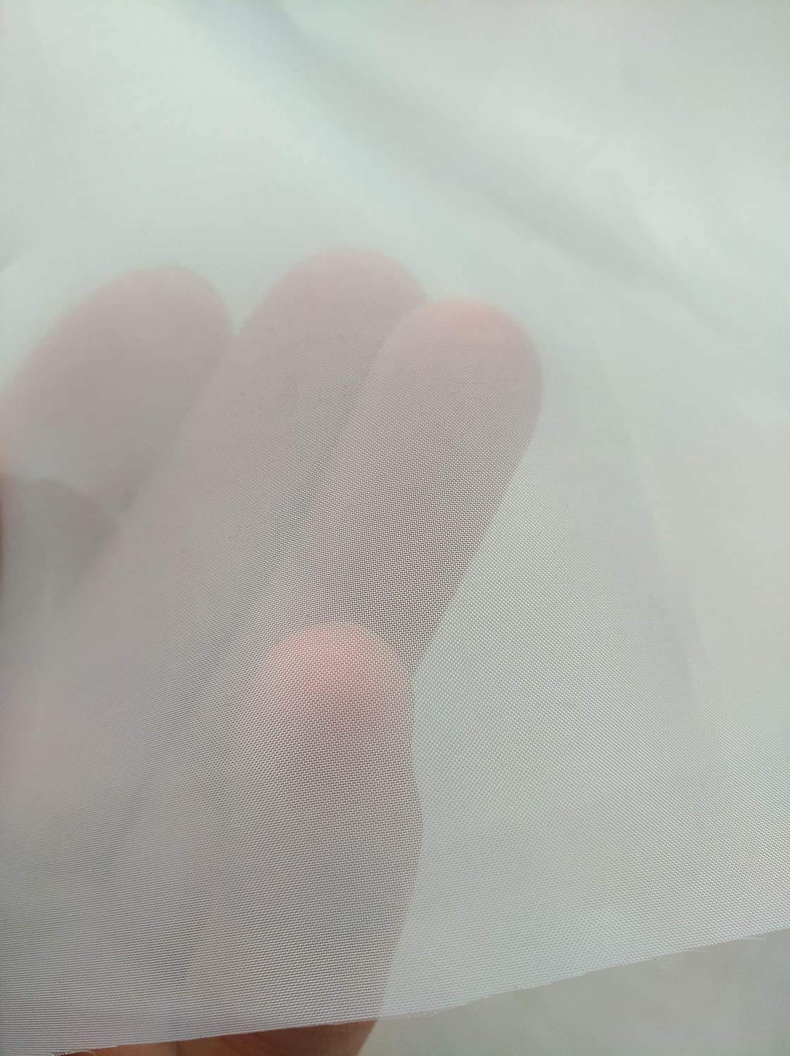 3 Yards 1.27 Meters Silk Screen Printing Fabric Mesh Screen Printing Mesh Wide High Tension Mesh Making Ink Supplies 110 Mesh(43T)
