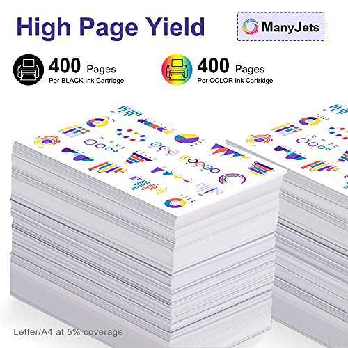 ManyJets LC3013 Compatible Ink Cartridge Replacement for Brother LC3013 LC3011 Work with Brother MFC-J497DW MFC-J895DW MFC-J690DW MFC-J491DW Printer (4 Black, 2 Cyan, 2 Magenta, 2 Yellow, 10-Pack)
