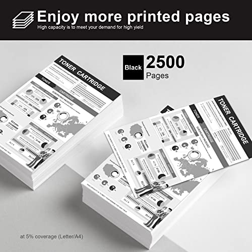AK (Page Yield Upto 2,400 Pages) TN223BK Toner Cartridge Compatible Replacement for Brother TN 223 TN-223 MFC-L3770CDW L3710CW L3750CDW L3730CDW HL-3210CW 3230CDW Printer (Black, 1-Pack)
