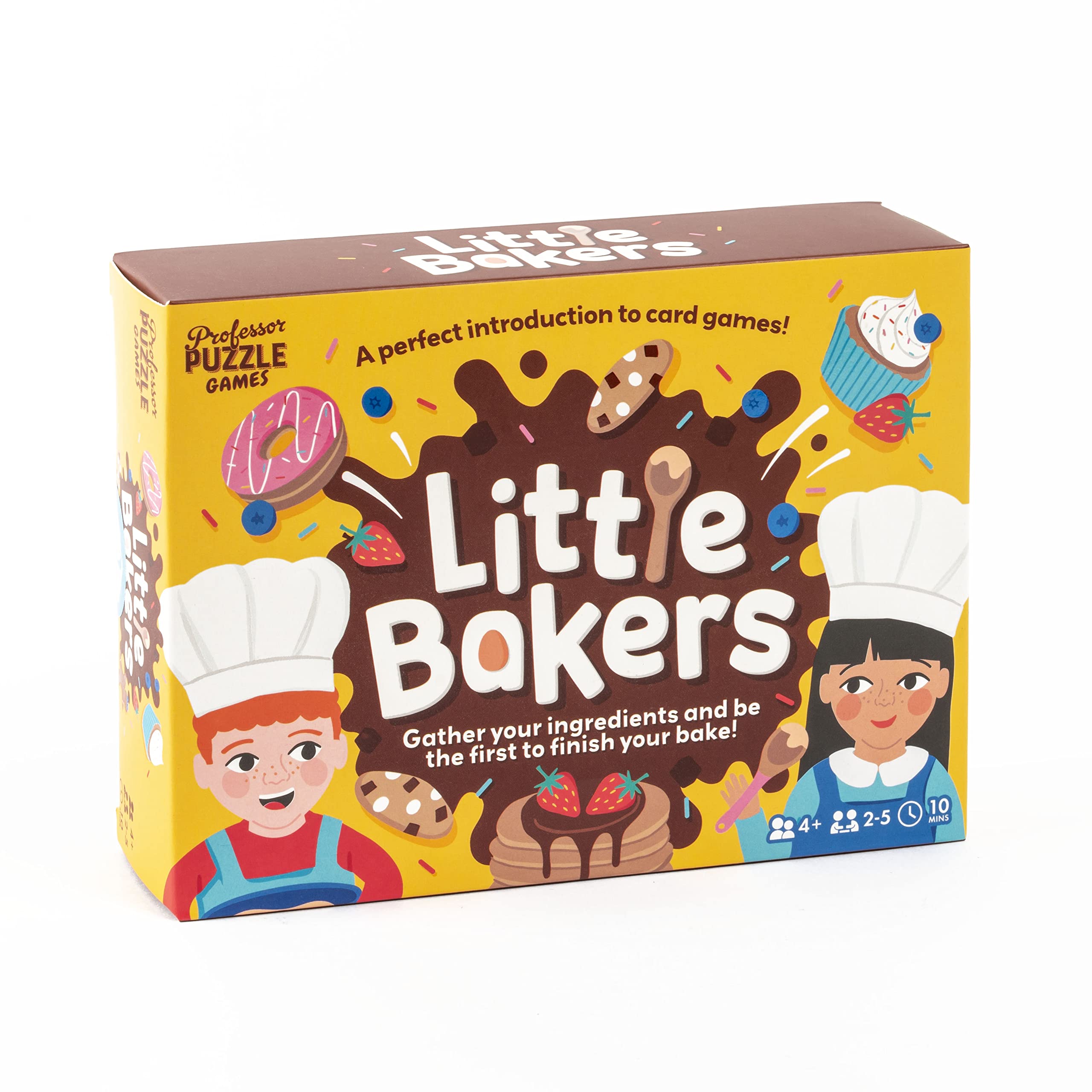 Professor Puzzle: Little Bakers - Ingredients & Recipe Card Game, Fun & Fast Paced, Set Collection, Ideal Starter Game, Kids Ages 4+, 2-5 Players