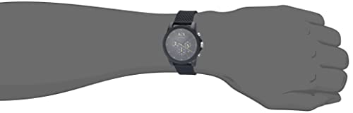 Armani Exchange Armani Exchange Chronograph Black Silicone Watch