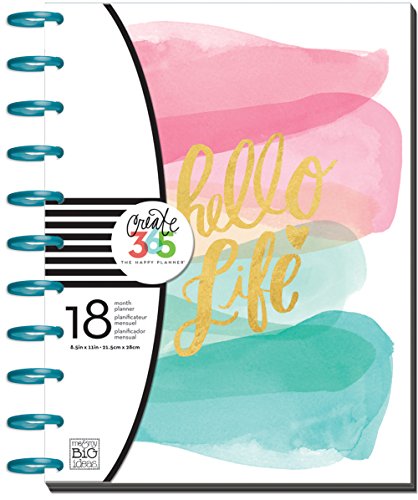 Me and My Big Ideas PLNE-03 Create 365 The Happy Planner Big, Stay Golden, Jul 2016 - Dec 2017