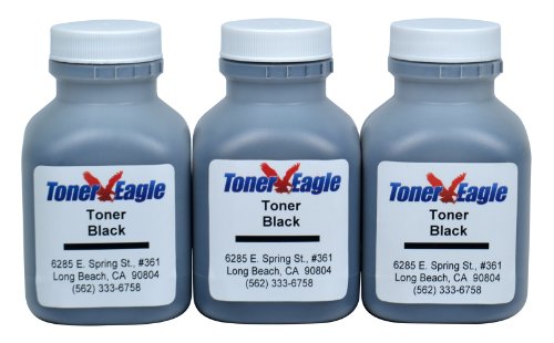 Toner Eagle Toner Refill Kit Compatible with Brother HL 2030 2040 2070 TN350 TN-350 [Black, 3-Packs]