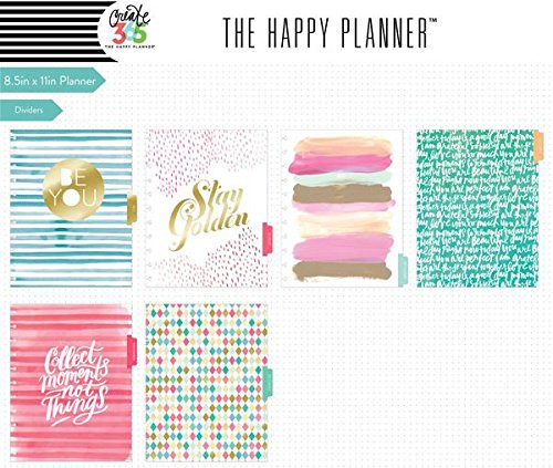 Me and My Big Ideas PLNE-03 Create 365 The Happy Planner Big, Stay Golden, Jul 2016 - Dec 2017