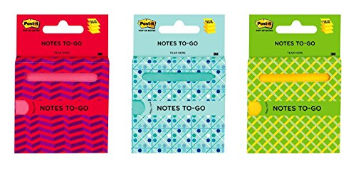 Post it 3030-NTG-MX 3" X 3" Yellow Pop-Up Notes to Go