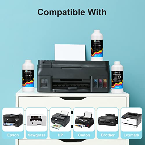 XCinkjet 500ml printhead Cleaning kit for HP Epson Canon Brother 8600 8610 8620 6700 8625 wf-7720 et-2760 wf-3640 Printer Nozzle Cleaner