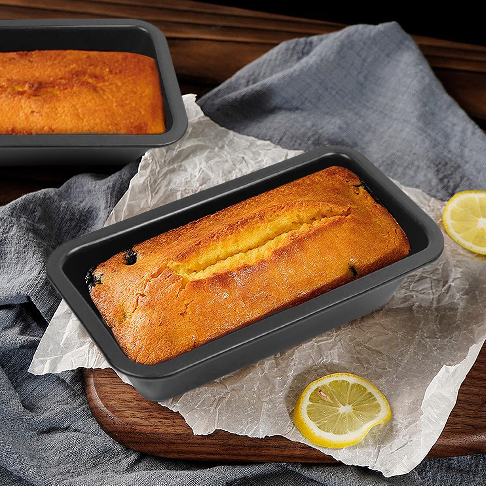 Foxtell 15 Pcs Nonstick Carbon Steel Baking Bread Pan Mini Loaf Pan for Baking Bread Small Banana Bread Tins Non Stick Tiny Meatloaf Pan for Homemade Bread Kitchen Baking Pan Tin, 6.1 x 3.3 x 2.1