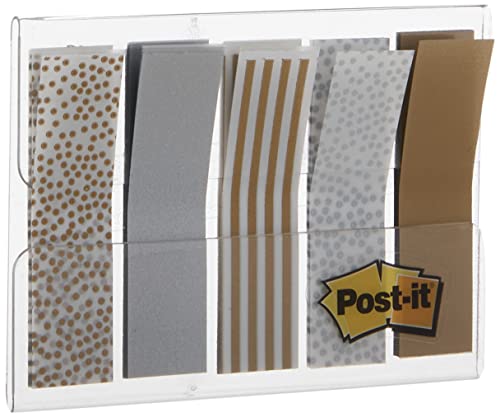 Post-it Flags, 100 Count, .47 in Wide, Assorted Metallic Designs (684-METAL)