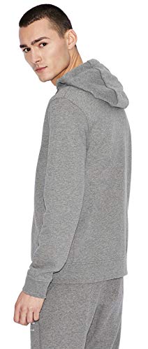 A|X ARMANI EXCHANGE mens Icon Project Embroidered Zip Up Hooded Sweatshirt, Bc09 Grey, X-Small US