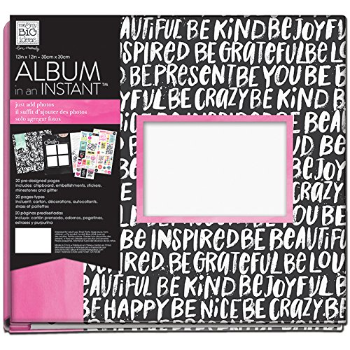 Me & My Big Ideas MAMBI Instant Album 12x12 Complete Black & White