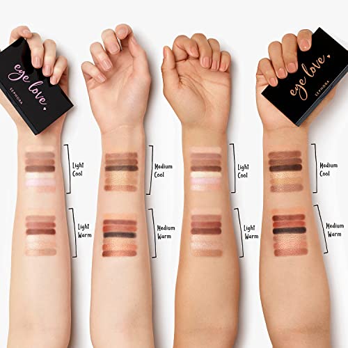 SEPHORA COLLECTION Eye Love Eyeshadow Palette in LIGHT WARM,Powder