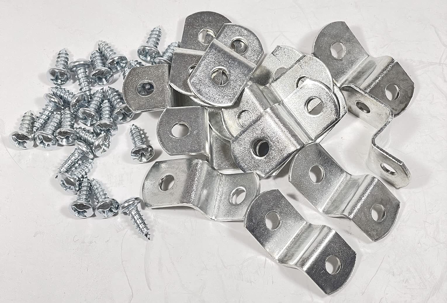 3/8" Offset Clips Extra Heavy Duty with Screws 100 Pack