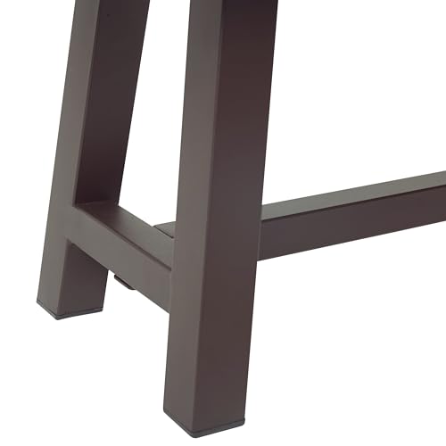 Christopher Knight Home 318117 Carlisle Benches, Sandblasted Brown + Rustic Metal