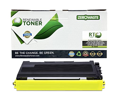 Renewable Toner TN-350 Compatible Replacement for Brother TN350 Intellifax 2820 2850 2910 2920 Laser Printers DCP-7010 7020 7025 HL-2030 2040 2070 MFC-7220 7225 7420 7820