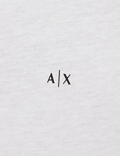 A|X ARMANI EXCHANGE Men's Jersey Graphic Short Sleeve T-Shirt, White, Medium