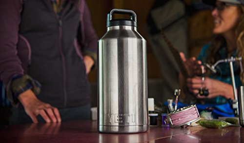 YETI Rambler 64oz Vacuum Insulated Stainless Steel Bottle with Cap (Stainless Steel)
