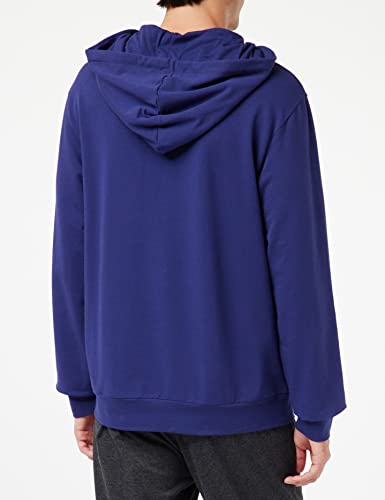 Emporio Armani Men's Stretch French Terry Zip-Up Sweater, Copy Blue, XX-Large