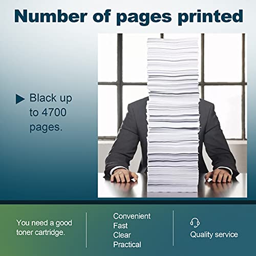 INDI TN433BK TN-433BK Compatible TN433 TN-433 (2 Pack Black) High Yield Toner Cartridge Replacement for Brother DCP-L8410CDW HL-L8360CDWT L9310CDW MFC-L9570CDWT L9570CDW Printer.