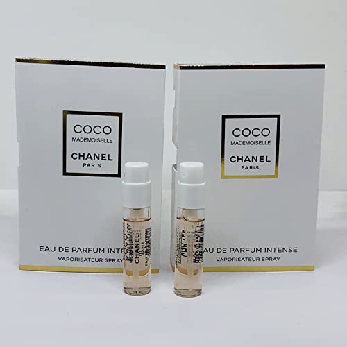 CHANEL Coco Mademoiselle Intense - Eau de Parfum, 1.5 ml Vials LOT OF 2 1 Fl Oz (Pack of 1) 1.0 Fl Oz