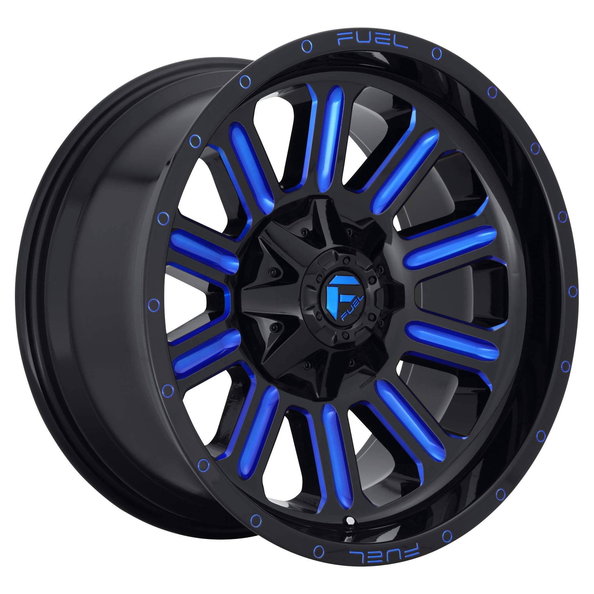 FUEL Hardline NLK-Gloss MIL BLU Wheel with Painted (20 x 9. inches /6 x 135 mm, 2 mm Offset)