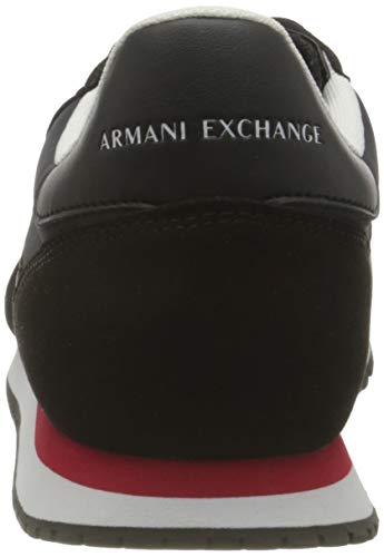 A|X ARMANI EXCHANGE Men's Low-top Sneakers, Black, 6