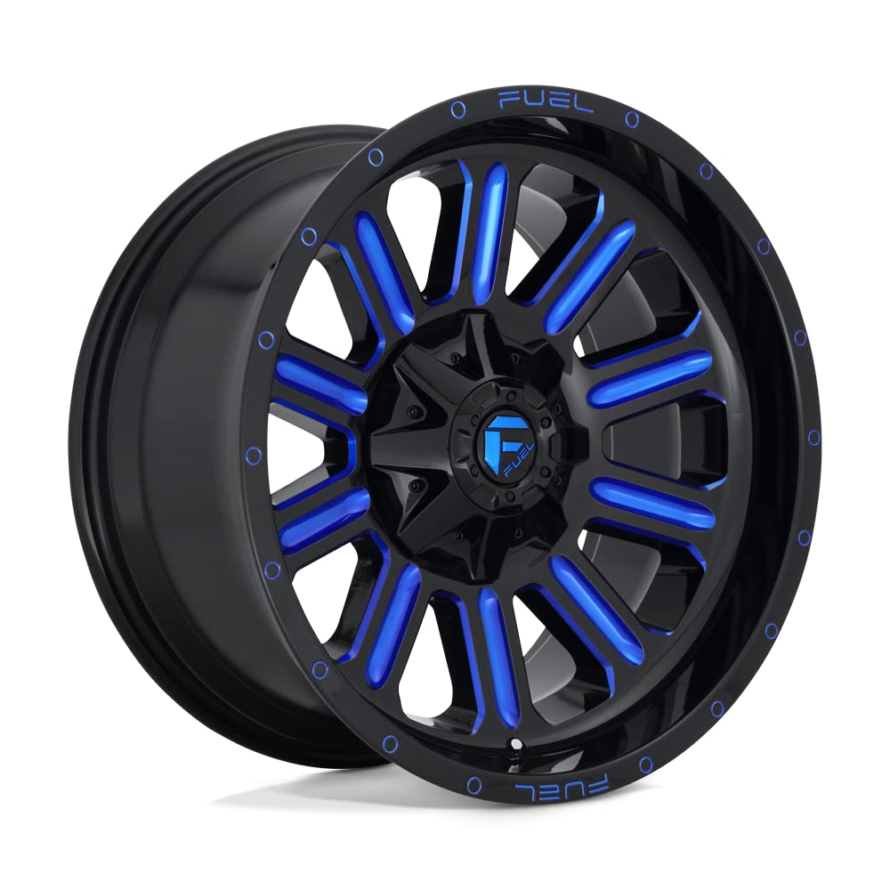 FUEL 1PC D646 HARDLINE Black Wheel with Painted and TPMS Compatible (18 x 9. inches /5 x 114 mm, -12 mm Offset)