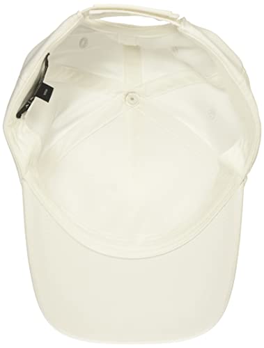 A|X ARMANI EXCHANGE mens Rubber Logo Hat Baseball Cap, White, One Size US