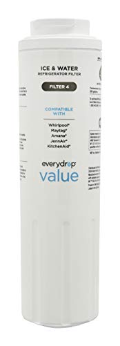 Everydrop Value by Whirlpool Ice and Water Refrigerator Filter 4, EVFILTER4, Single-Pack